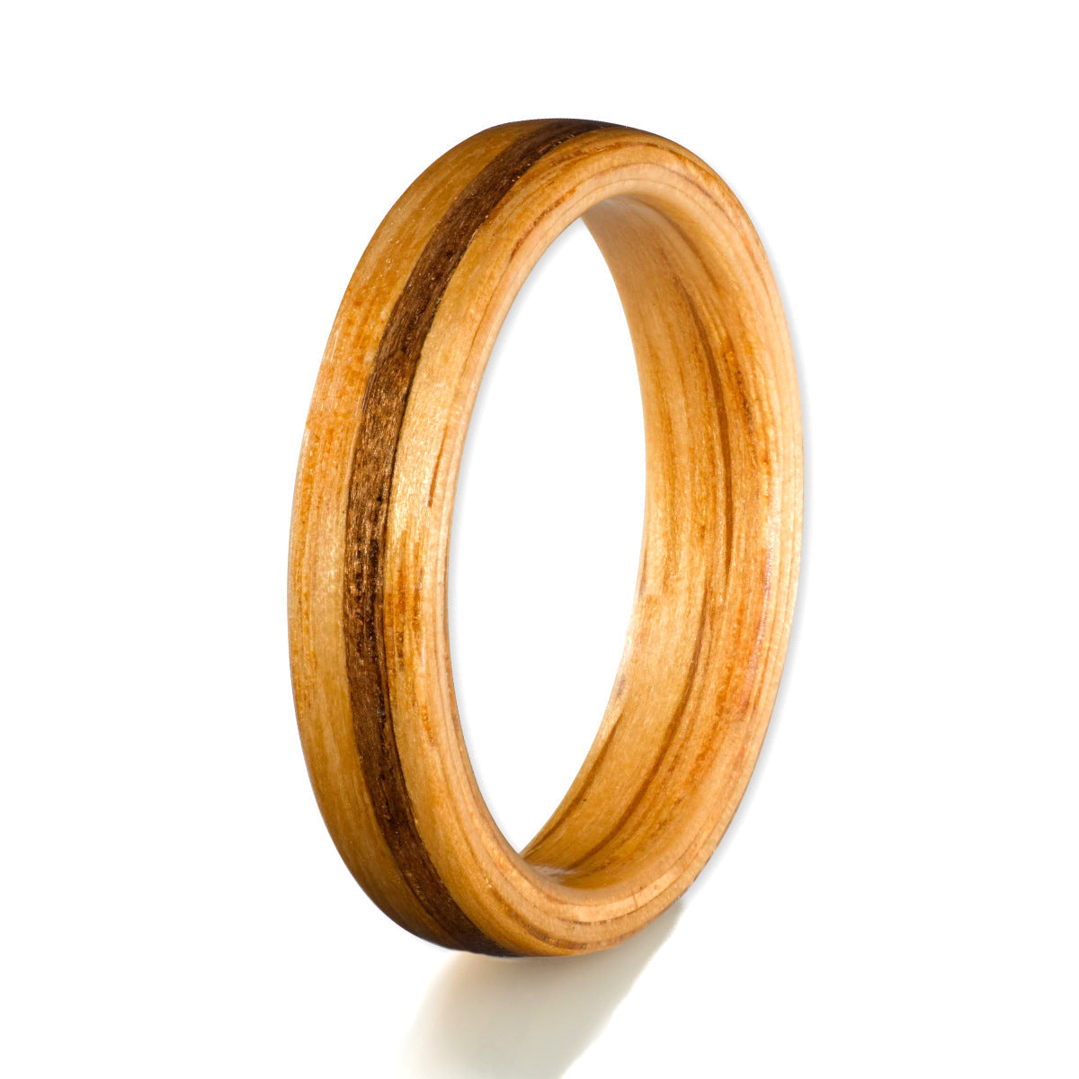 Eco Wood Rings - Oak Wood Ring with Walnut