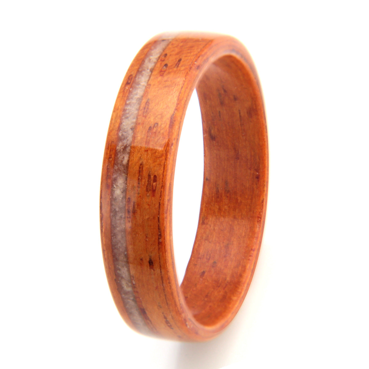 Eco Wood Rings - Opepi Teak Wood Ring 5mm with Sand