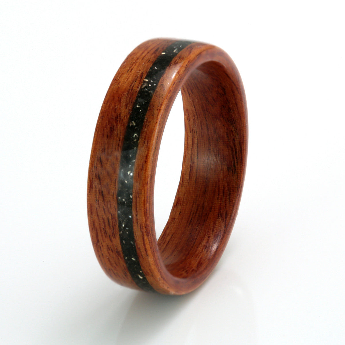 Eco Wood Rings - Rosewood Ring with Granite